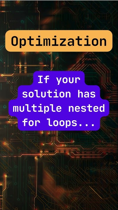OPTIMIZATION #dsa #leetcode #algorithm - YouTube