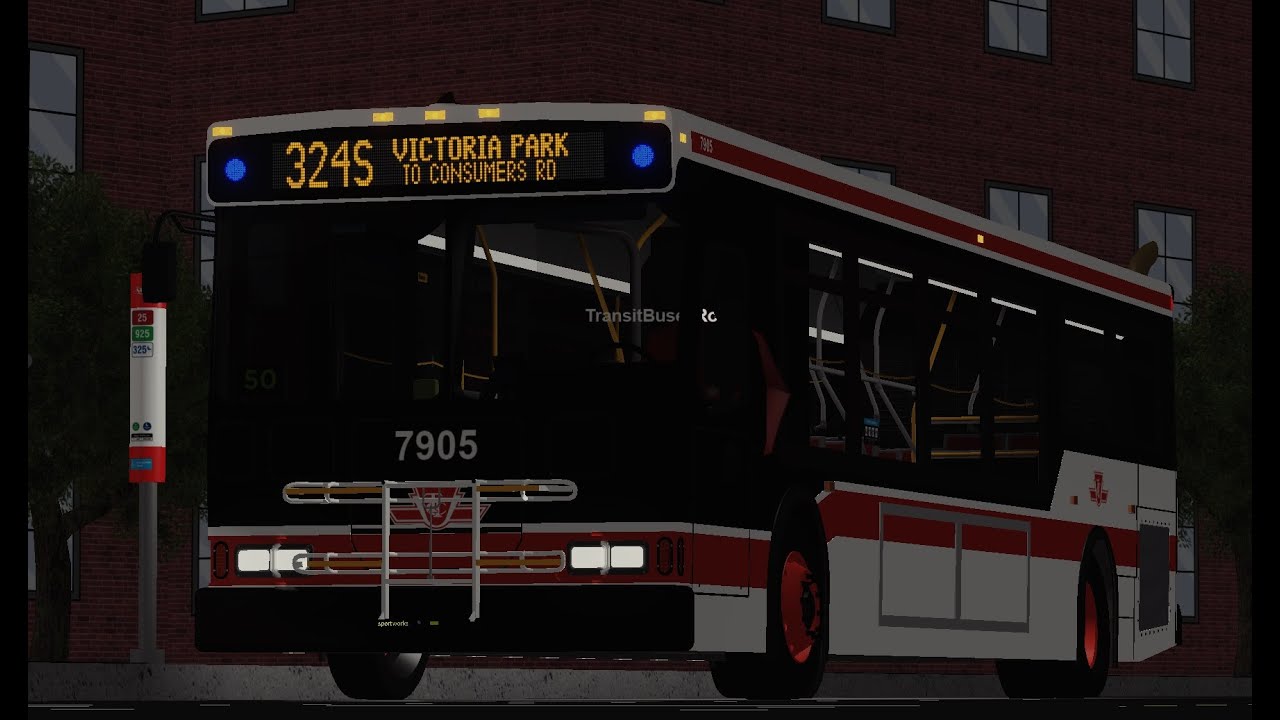 TTC 7905 on the 925 Don Mills Express (Roblox) - YouTube