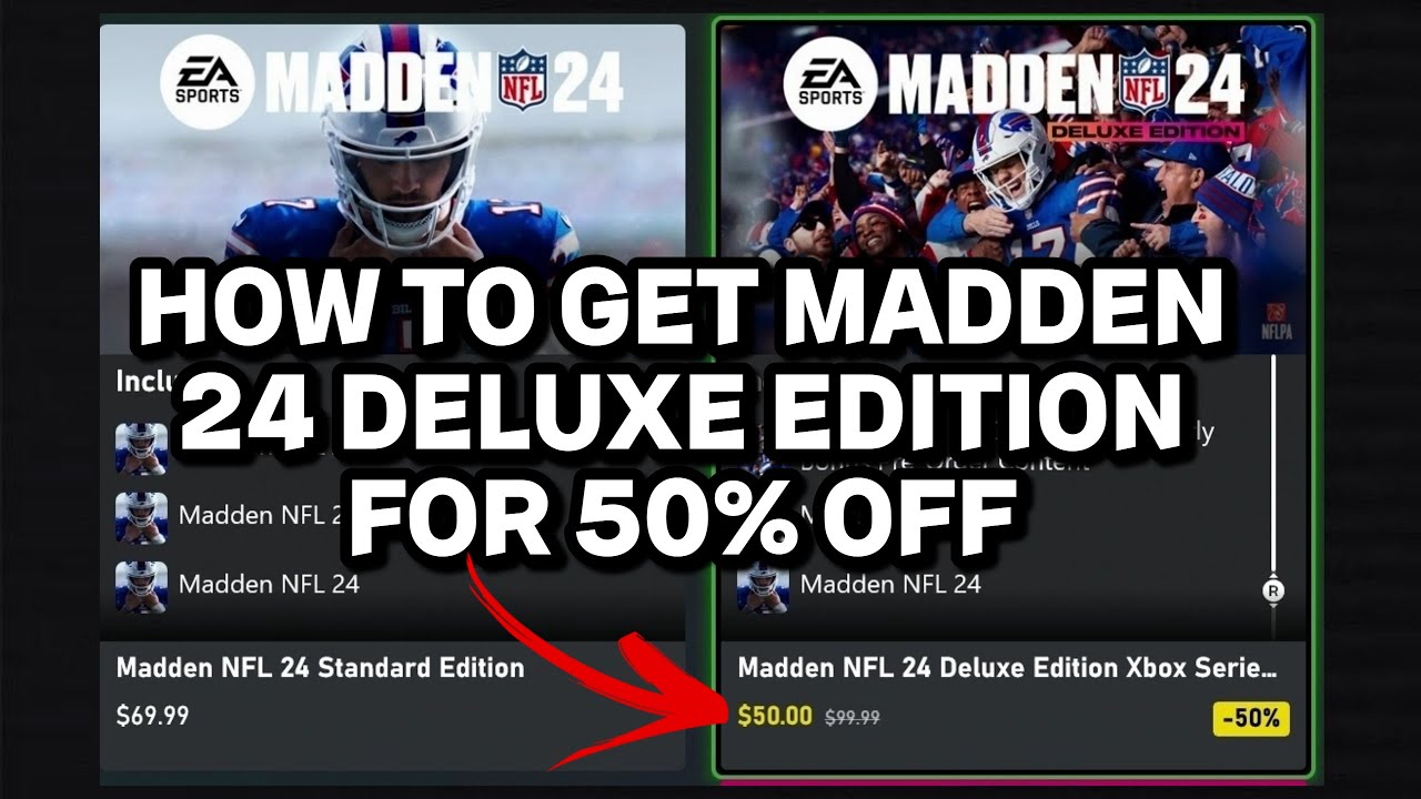 HOW TO GET MADDEN 24 DELUXE EDITION FOR 50% OFF UPDATE & SOUND TRACK ...