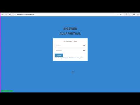 AULAWEB DIRECCION URL AULAWEB PANCHOLARA