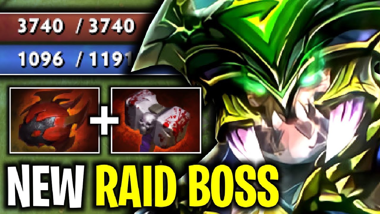 NEW RAID BOSS..!! Hard Carry Underlord Offlane No One Cant Hurt 7.27c ...