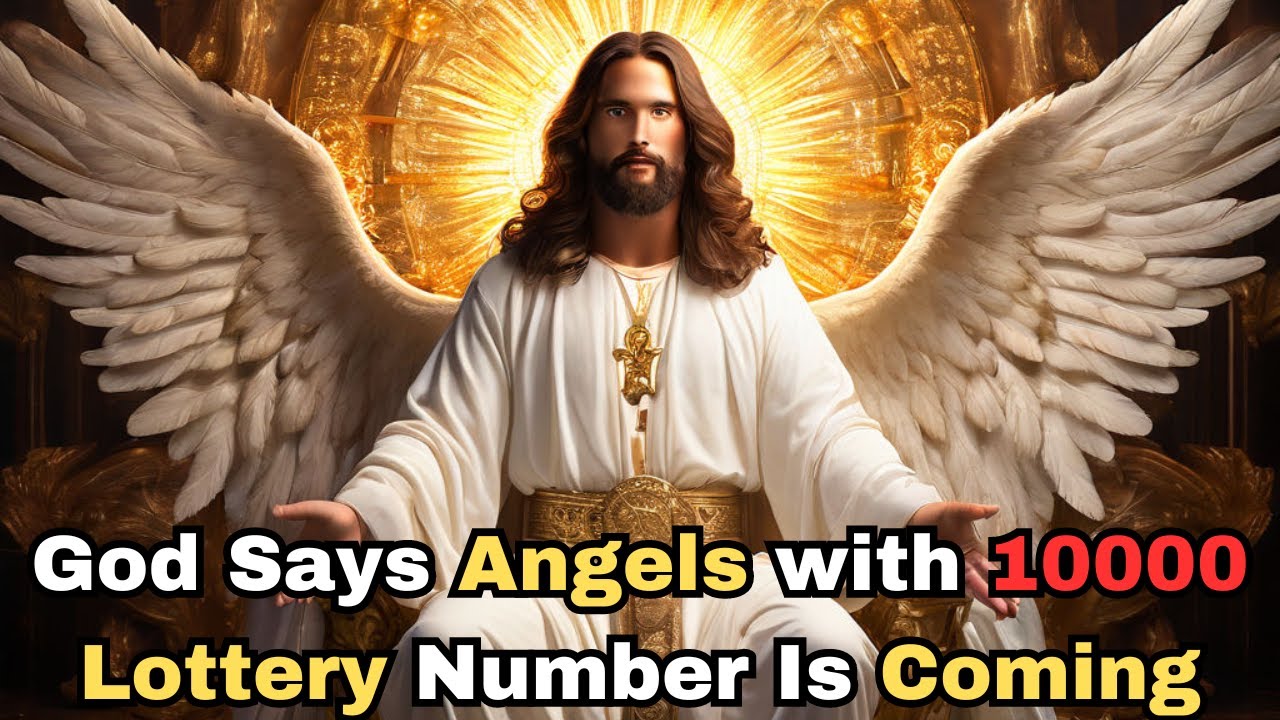 God Says Angels with 10000 Lottery Number Is Coming | God message for ...