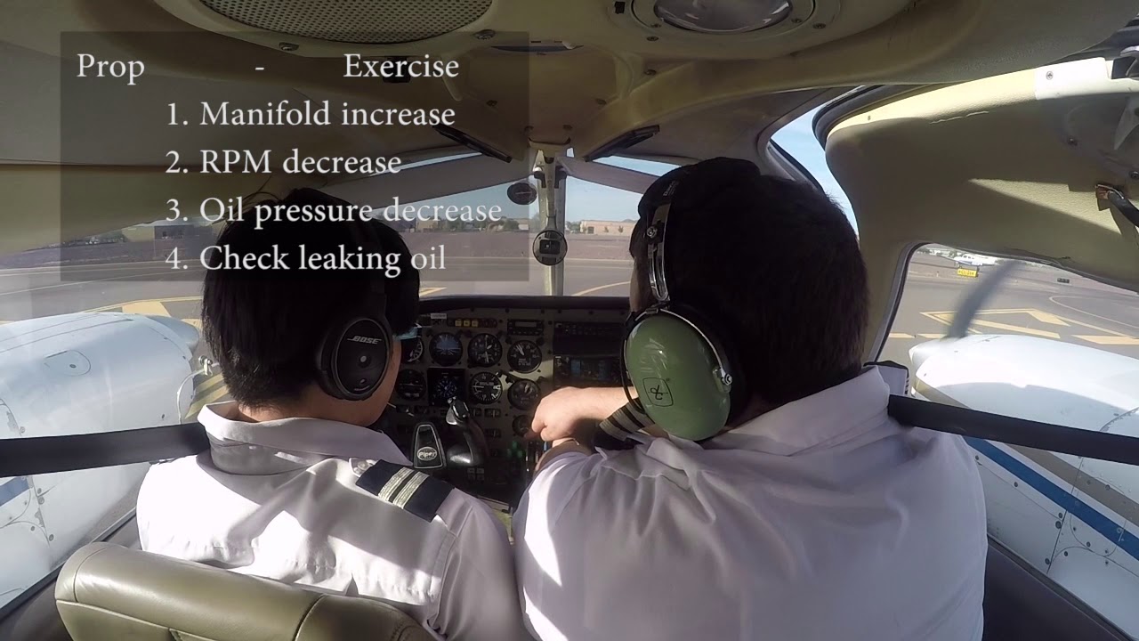 Seminole(PA44) Runup checklist - YouTube