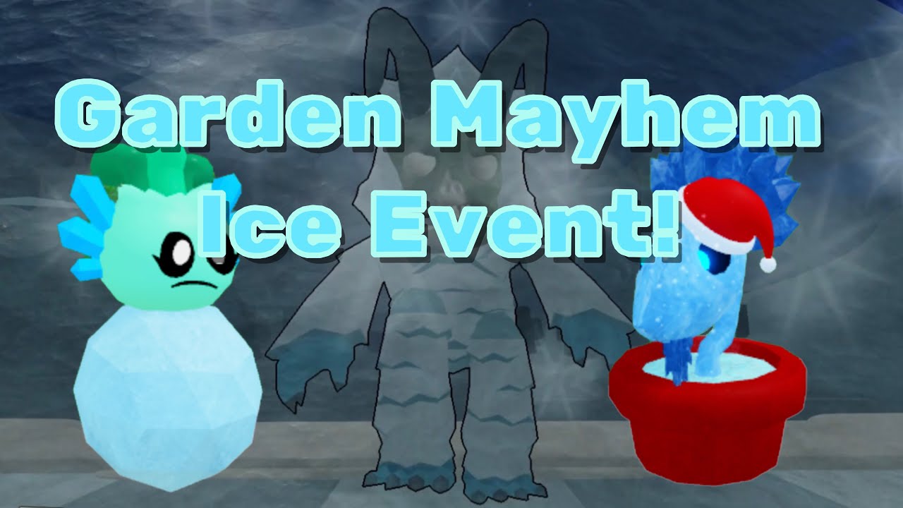 Garden Mayhem Ice Level Event + Icy Onion Showcase! - YouTube