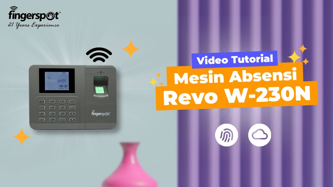 03. REVO W-230N - Cara Scan Absensi Kehadiran - YouTube