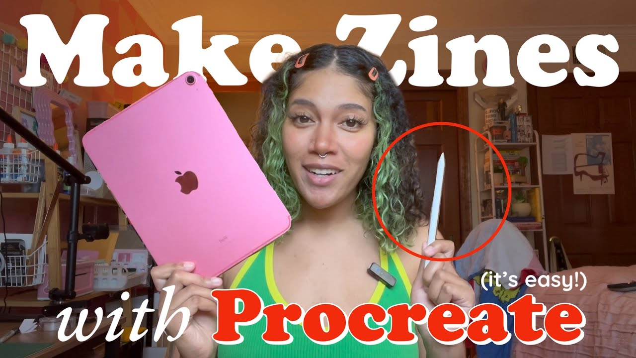 how to make zines on an ipad (beginner friendly!) ⁎⁺˳ ༚ - YouTube