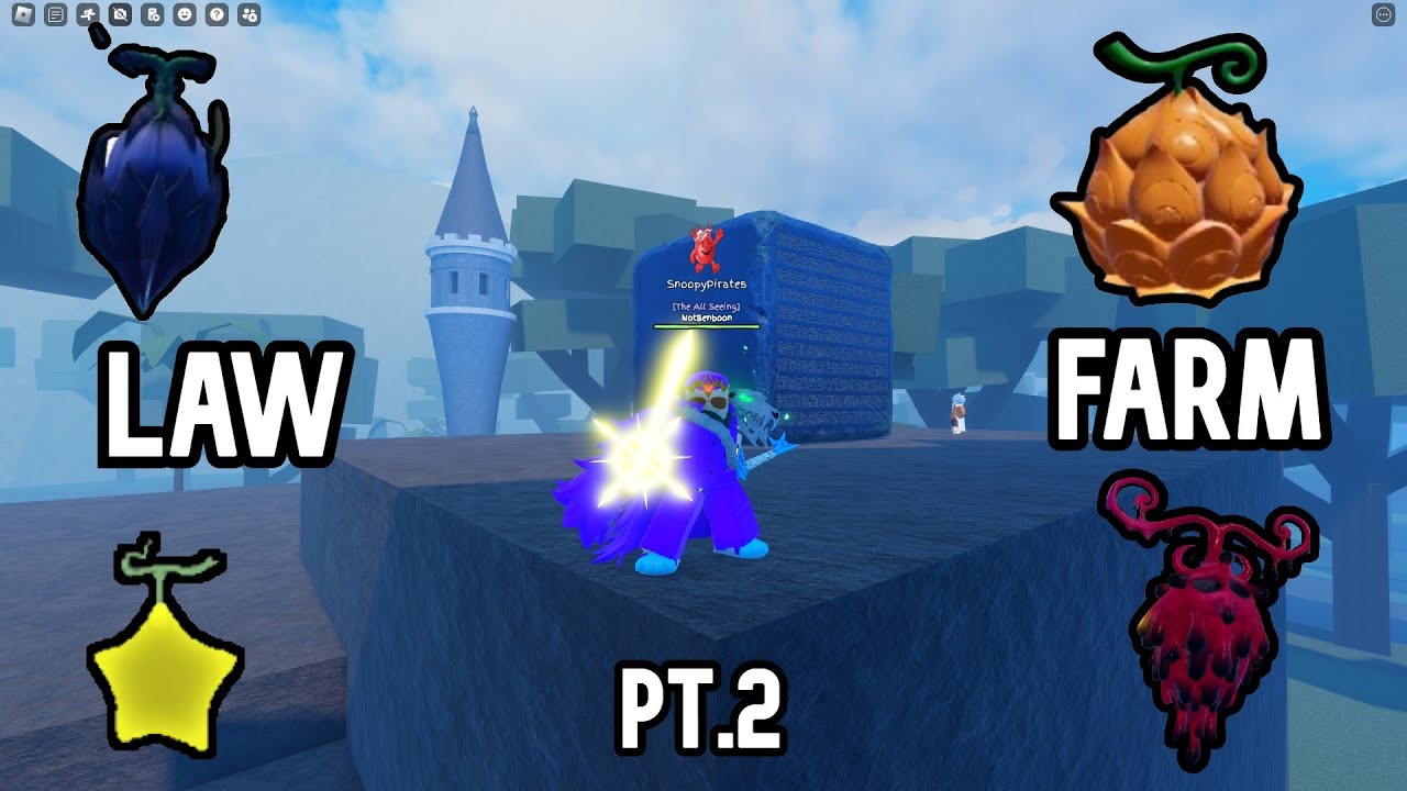 [GPO] FARMING LAW 40+ TIMES (GOT A BUNCH OF LEGENDARY FRUITS AND MORE ...