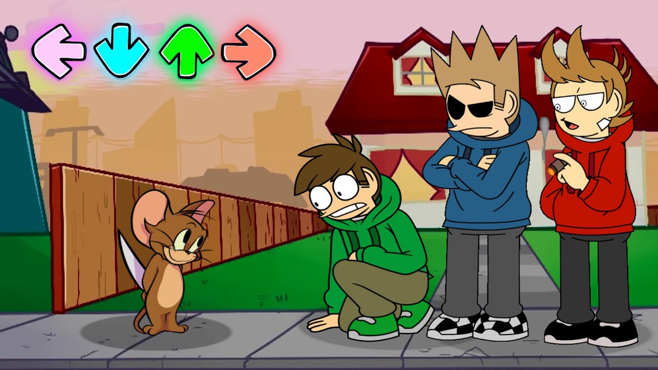 Friday Night Funkin' - Tom and Jerry Vs. Tord, Tom, Eddsworld (FNF Mod ...