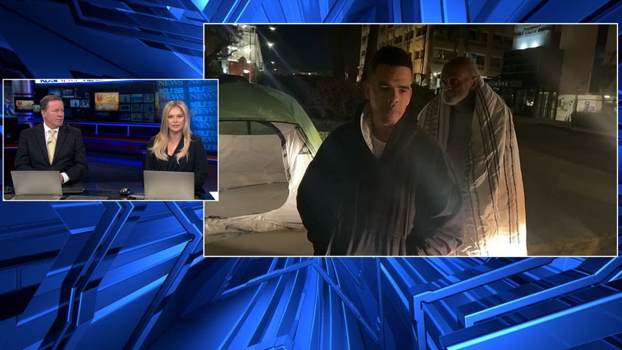 Rev. Shane Harris speaks after sleeping on the street to urge leaders ...