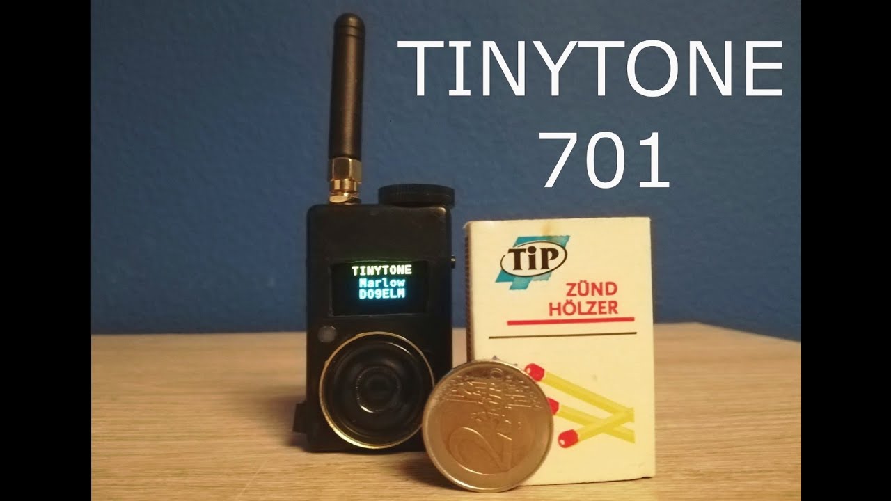 TINYTONE 701 Das kleinste Funkgerät der Welt - YouTube