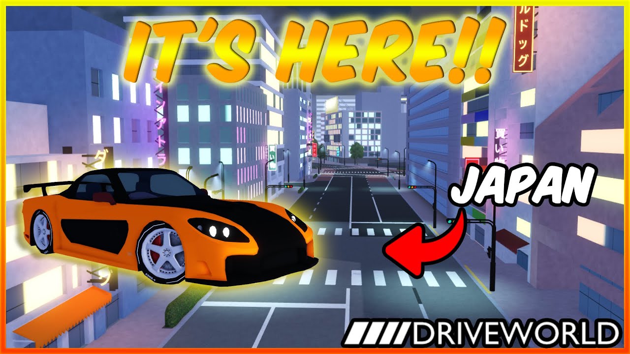 The Japan Update Is FINALLY HERE In Drive World!! - YouTube