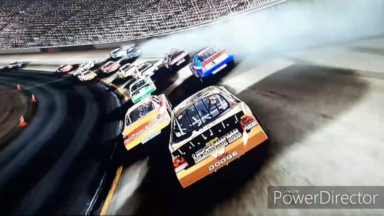 Nascar 08 Crashes 3 - YouTube