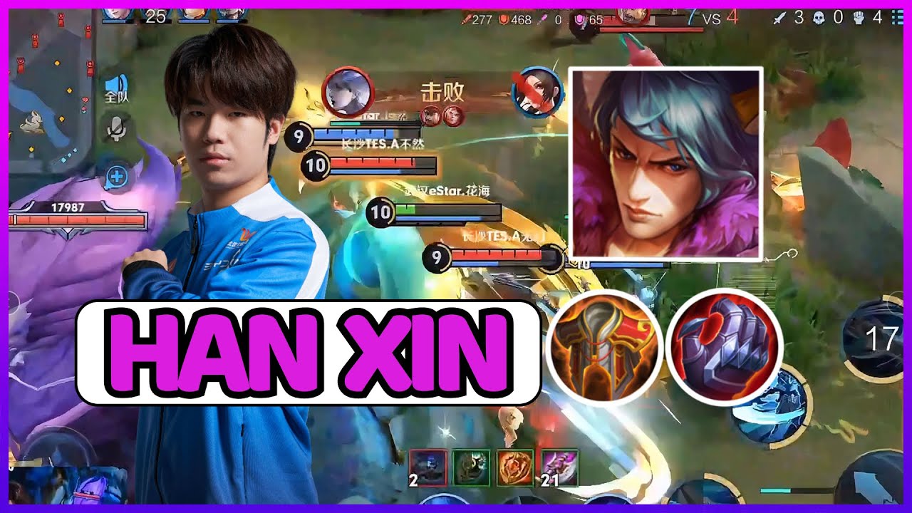 Rank 1 Han Xin | True Skills in High Rank Games! | Rank 1 Han Xin ...