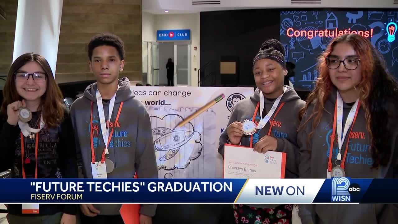 MPS students graduate from 'Fiserv Future Techies' program - YouTube