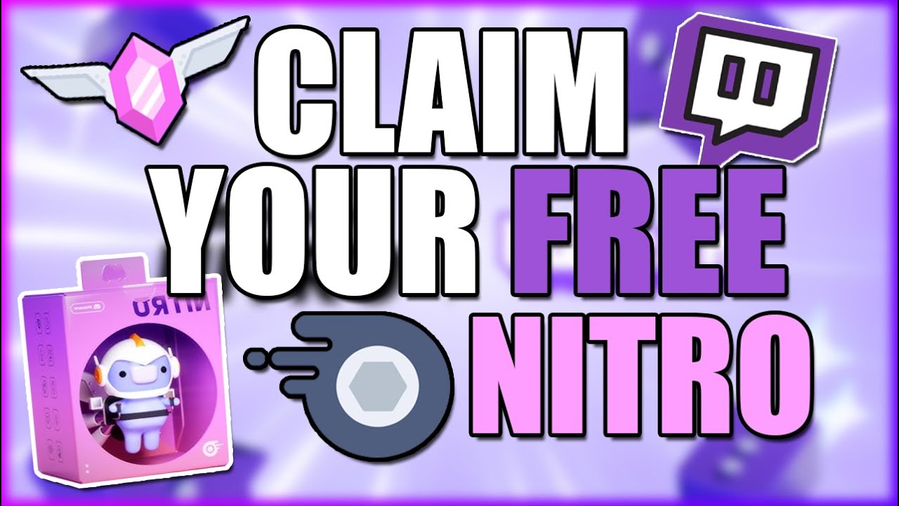 Twitch X Discord Nitro CLAIM FREE 3 MONTH NITRO (Limited Promotion ...
