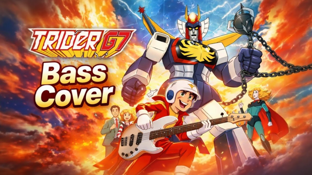 Trider G7 - Bass cover con testo - Sigla Completa - YouTube