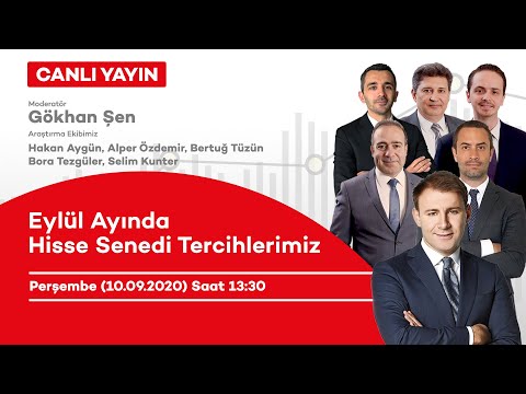 Eylül Ayında Hisse Senedi Tercihlerimiz