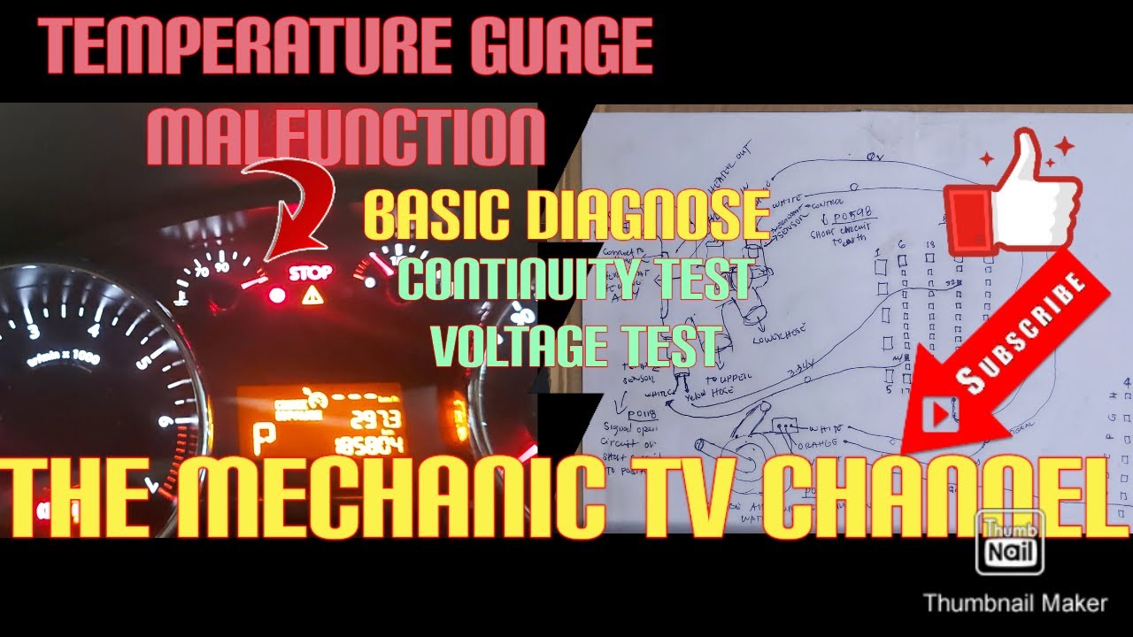 TEMPERATURE GUAGE MALFUNCTION/INDICATE EBGINE OVERHEAT AT FIRST START ...