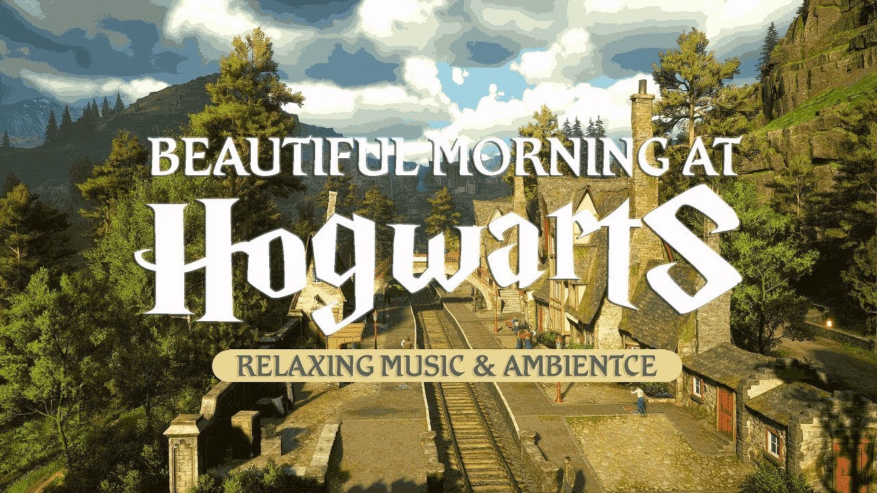 Beautiful Morning at Hogwarts | Harry Potter Music and Ambience from ...