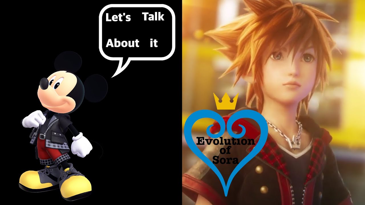 Kingdom Hearts. The evolution of Sora's character is perfect. - YouTube
