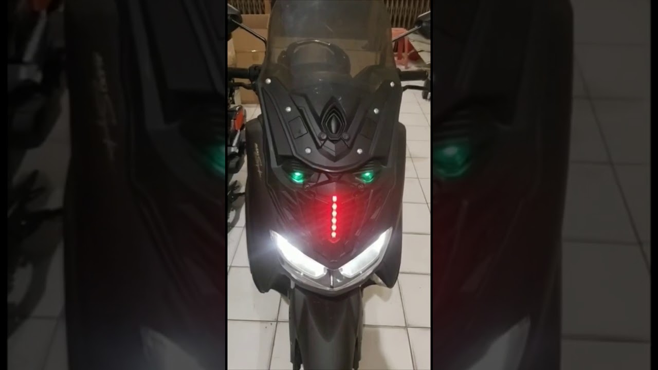 Tameng transformer Yamaha nmax 2020 new #tameng + visor #LED - YouTube