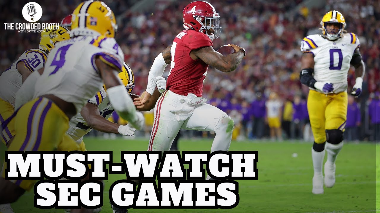 Ranking the Top SEC Games to watch in 2024 - YouTube