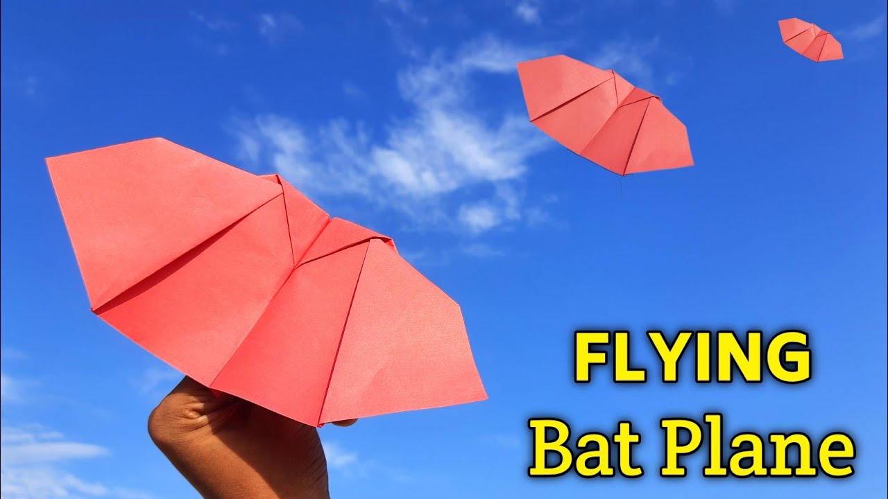 how to make Bat plane , flying paper plane , how to make paper plane ...