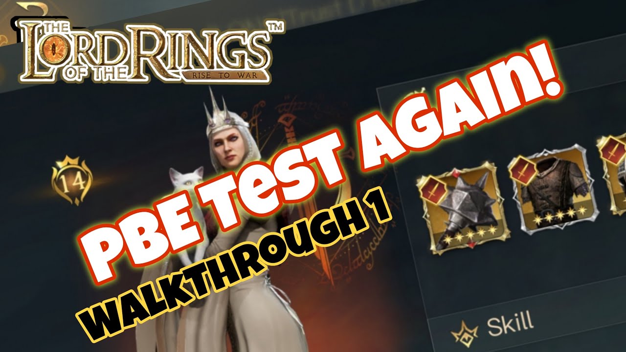 PBE Test August 2024 WalkThrough Part 1 - YouTube