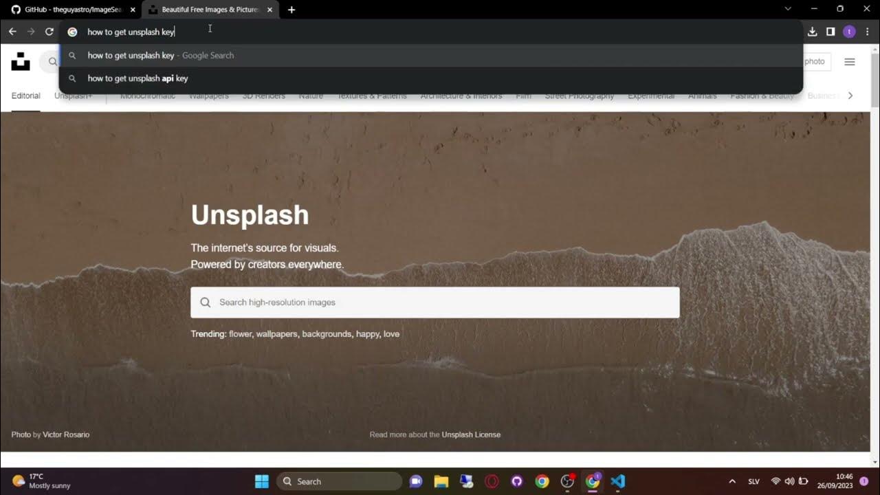 How to get Unsplash API key - YouTube