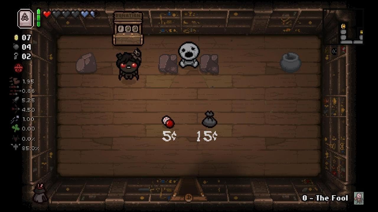 The Binding of Isaac 200 penny donation - YouTube