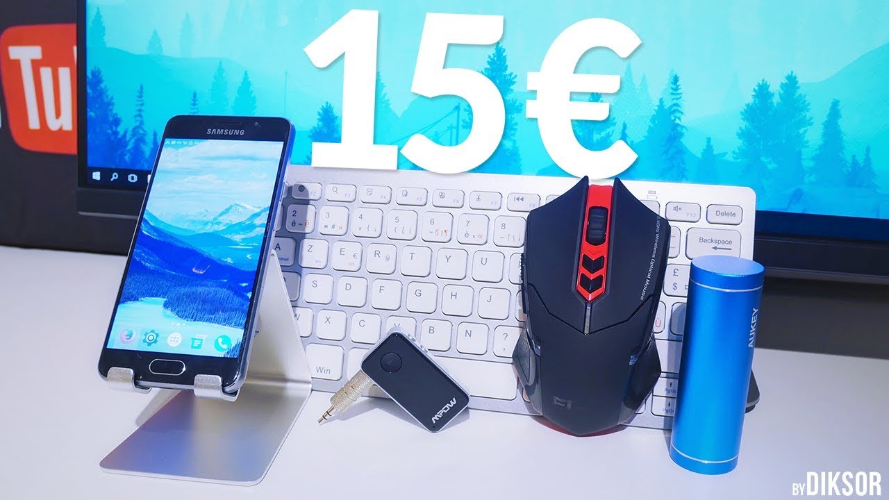 TOP 5 Objets High-Tech Pas Chers à moins de 15€! - YouTube