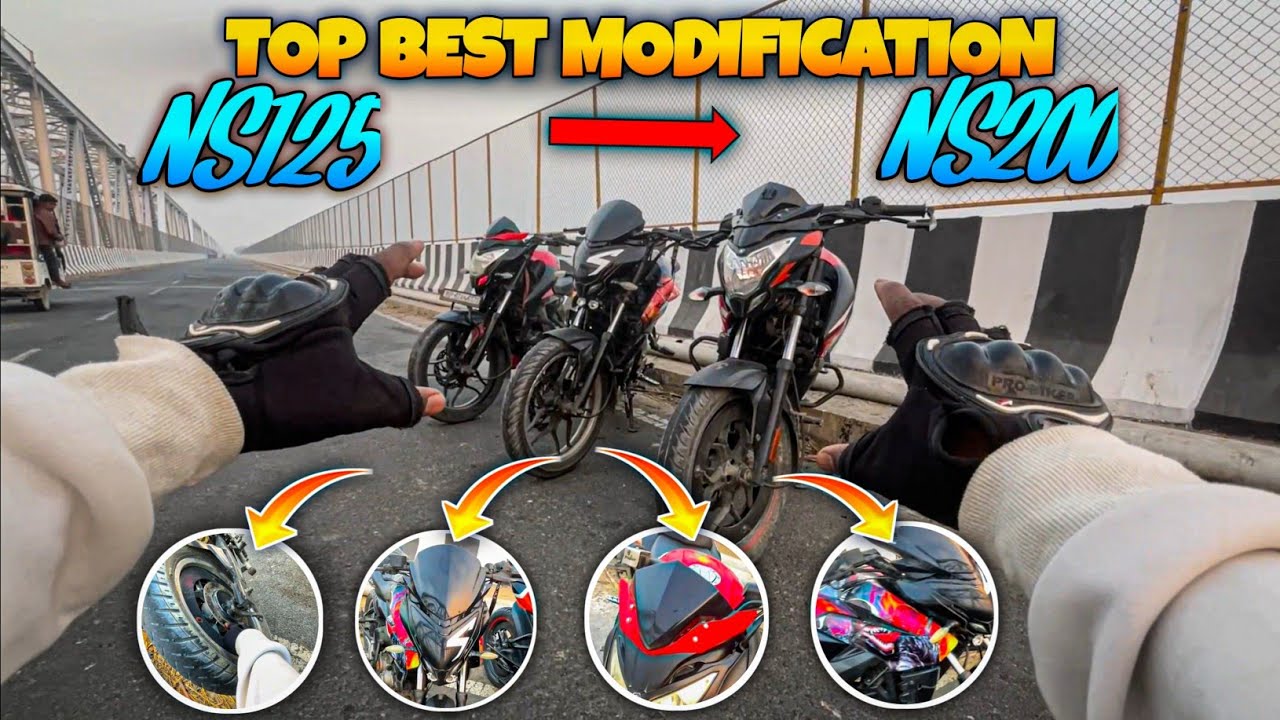 Best Modification in Ns125 😮 | Ns125 Modified | Moto Vlogs - YouTube