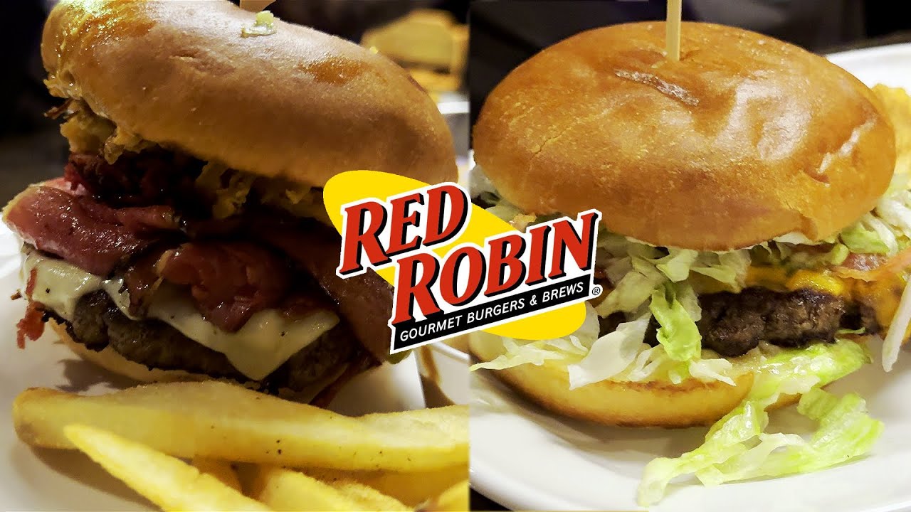 Red Robin Birthday Burgers! - YouTube