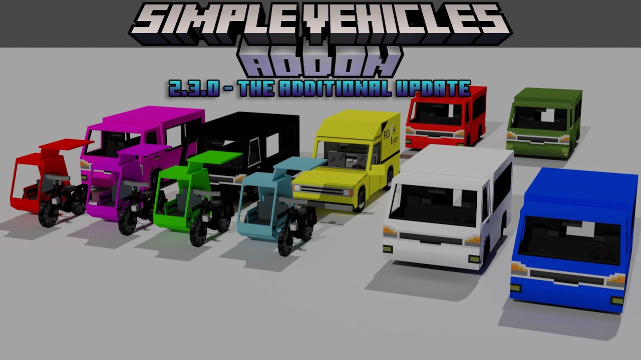 Simple Vehicles Addon 2.3.0 - The Additional Update - YouTube