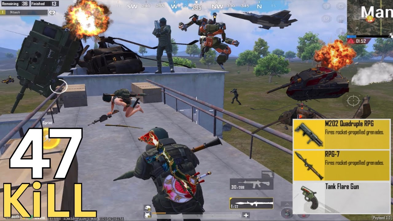 RPG + M202 VS Tank & Helicopter in Payload 3.0 🔥 | PUBG MOBILE PAYLOAD ...