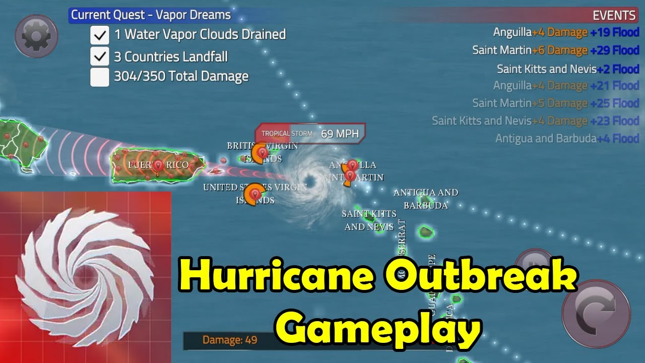 Hurricane Outbreak Game Gameplay - YouTube