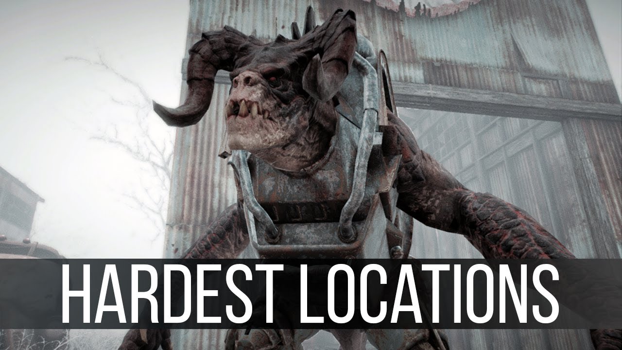 The 3 Most Dangerous Locations in Fallout 4 - YouTube