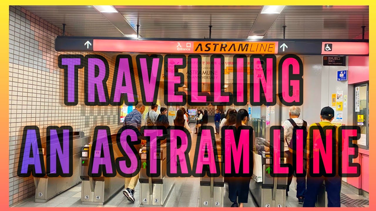 Travelling an Astram Line From Hondori Station To Gionshimbashi-Kita ...