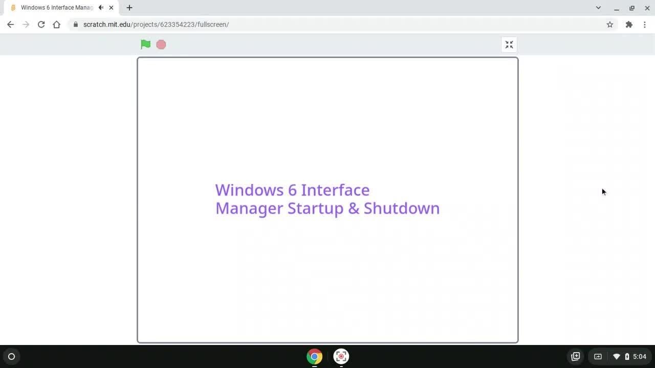 Windows 6 Interface Manager Startup & Shutdown - YouTube