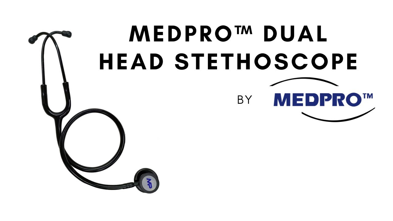 MEDPRO™ Professional Dual-Head Stethoscope - YouTube