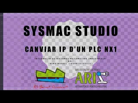 SYSMAC STUDIO. CANVIAR IP D'UN PLC NX1 O NX1P2 - YouTube