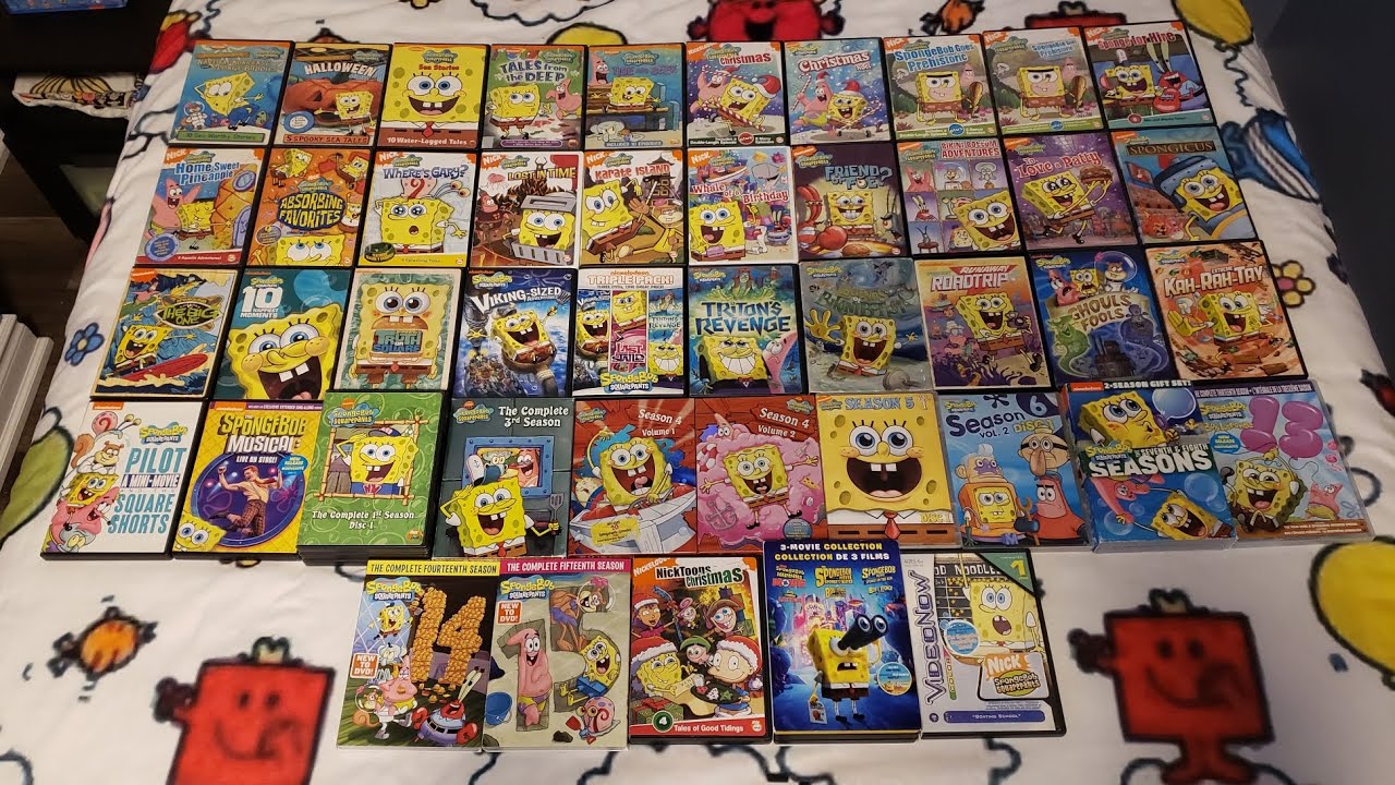 My (Updated) SpongeBob SquarePants DVD Collection (2025 Edition) - YouTube