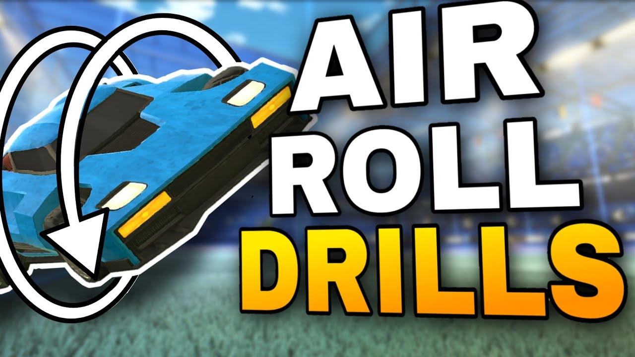 How to learn Air Roll Left and Right Rocket League - YouTube