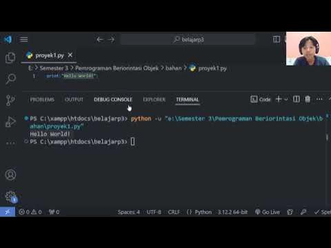 Dasar Pyton | E1E123034 Kikan Pratiwi R. - YouTube