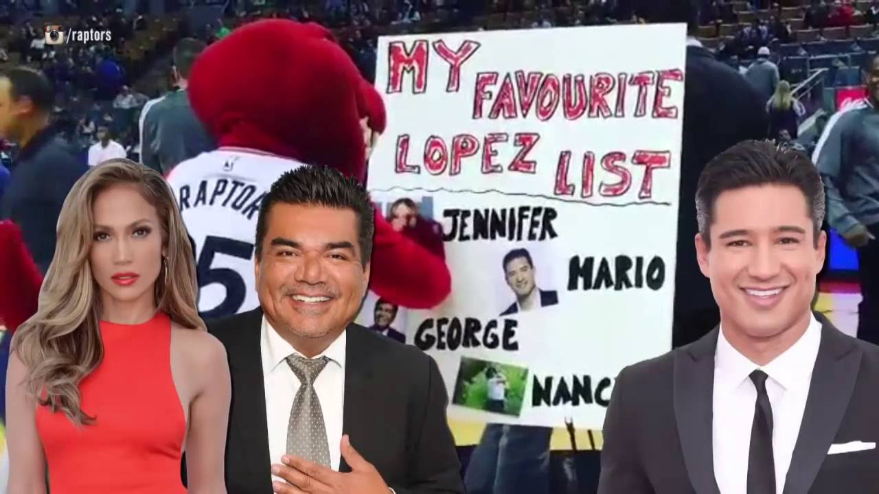 Robin Lopez beats up Raptors’ mascot with a poster board - YouTube