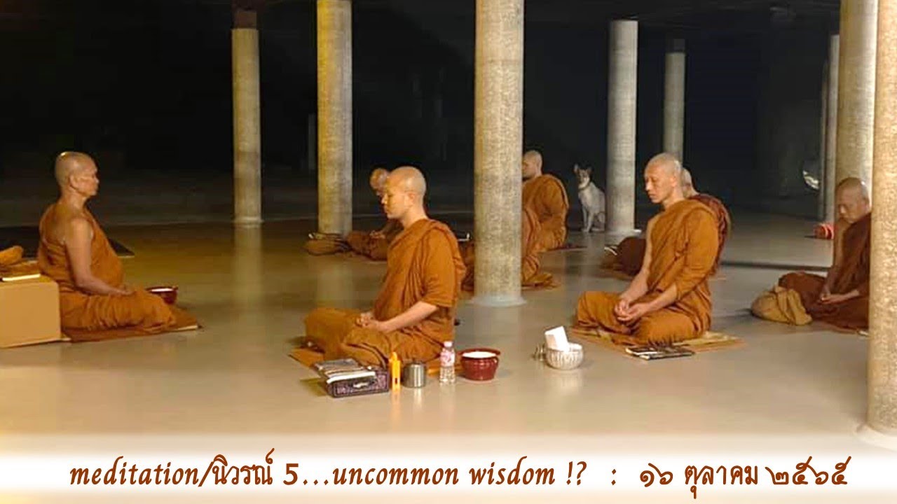 meditation นิวรณ์ 5…uncommon wisdom ! : [16 ต.ค. 2565 : เช้า] - YouTube