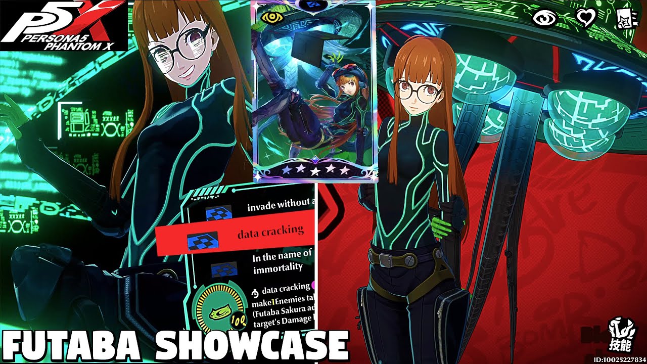 Persona 5 The Phantom X - Futaba Character Showcase - YouTube