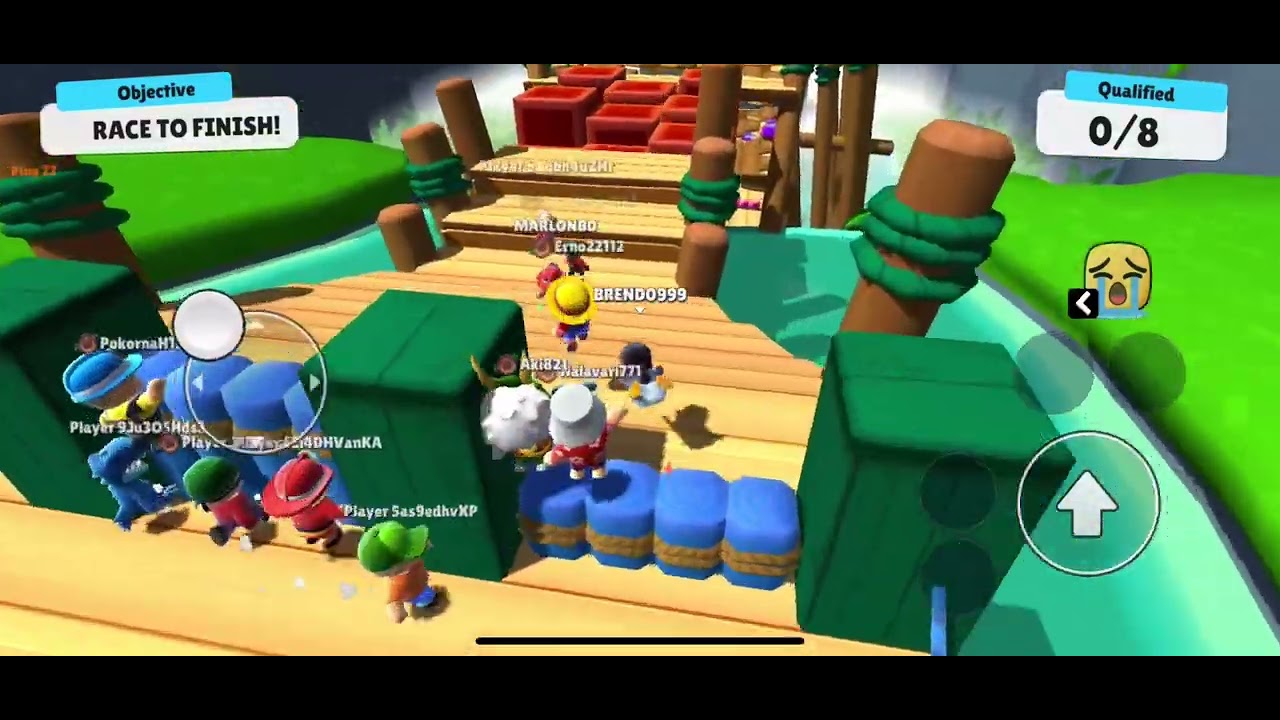 Stumble Guys Gameplay (fall guys rip off) - YouTube