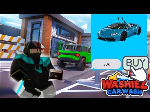 I bought the Striped SuperCar in Car Washiez | Roblox - YouTube