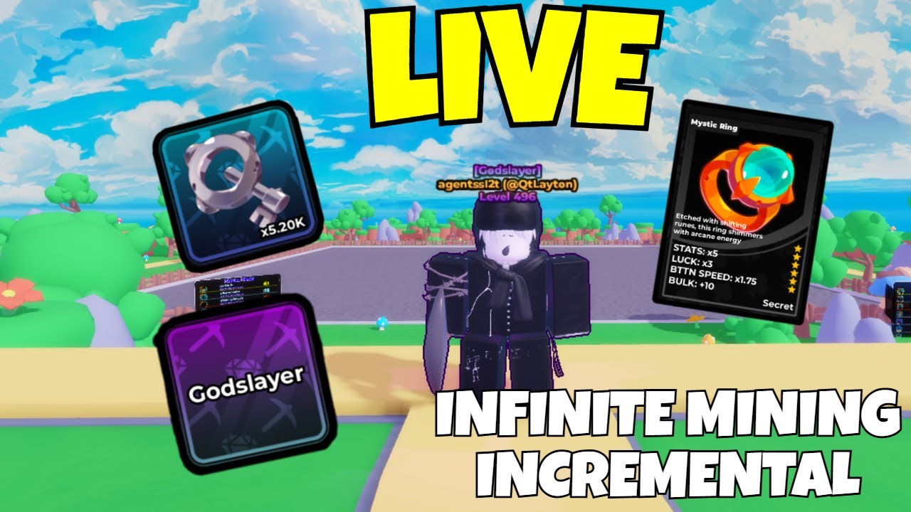 UPDATE 2 TODAY? INFINITE MINING INCREMENTAL LIVE! - YouTube